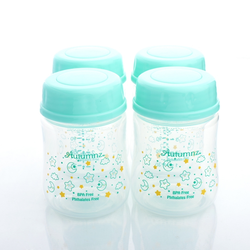 Autumnz Wide Neck Breastmilk Storage Bottles 5oz (Box of 4) - Just4bb.com